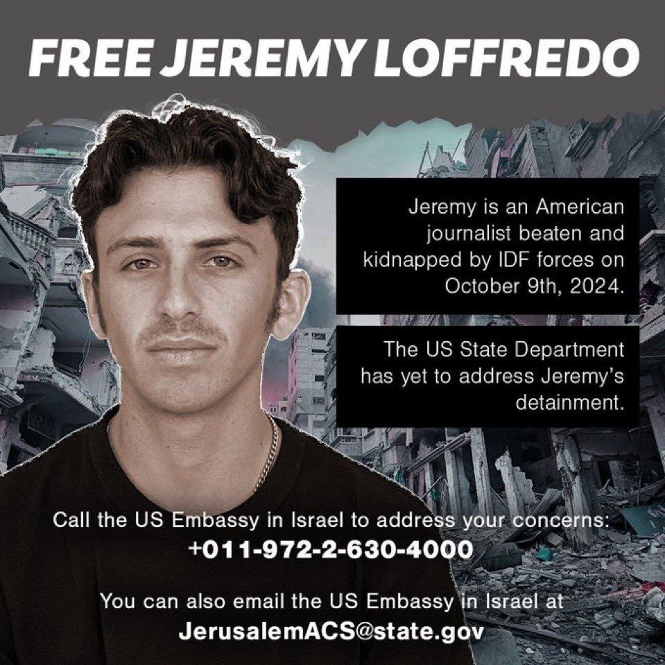 Journalist Jeremy Loffredo beaten and kidnapped by Israeli police – The ...